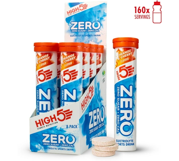 High5 Nutrition High 5 Zero (8 Tubes) Orange & Cherry Hydration Drink ...