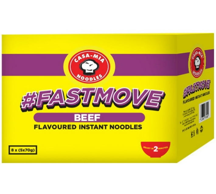 Buy Fastmove Fast-move 2-Minute Noodles Beef 40x70g Packs Instant ...