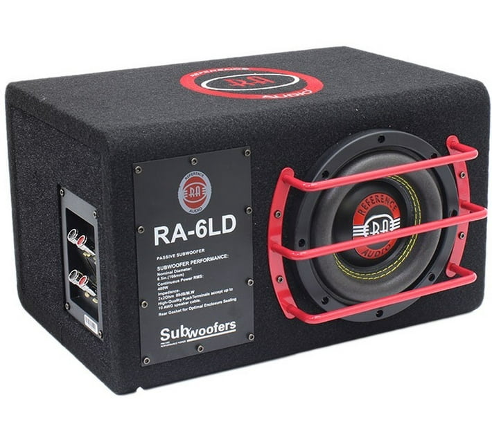 Reference Audio RA-6LD Subwoofer Rear Deck Mounted Rectangular Car ...