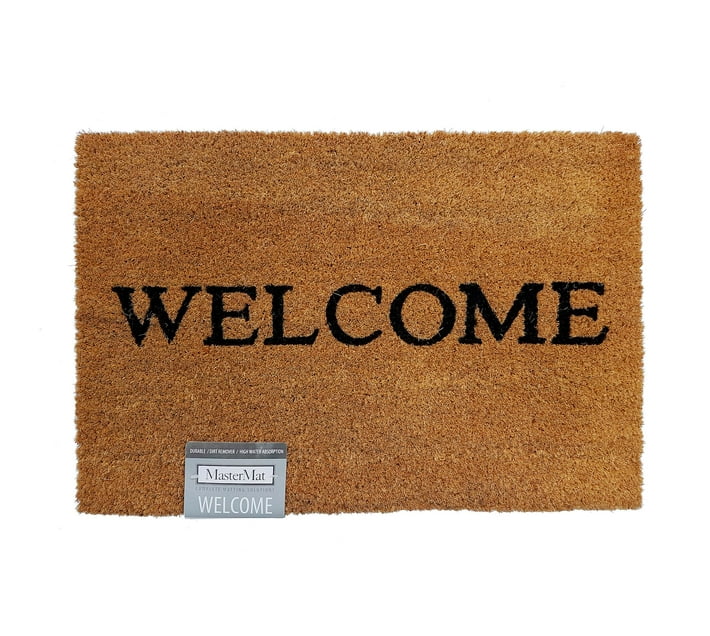 Someone’s in a Makro MasterMat Welcome Coir Doormat 100 Natural Coir ...