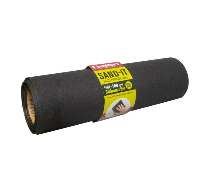 Hamilton's 300 mm x 5 m P100 Floor Sand Roll Value Pack | Makro
