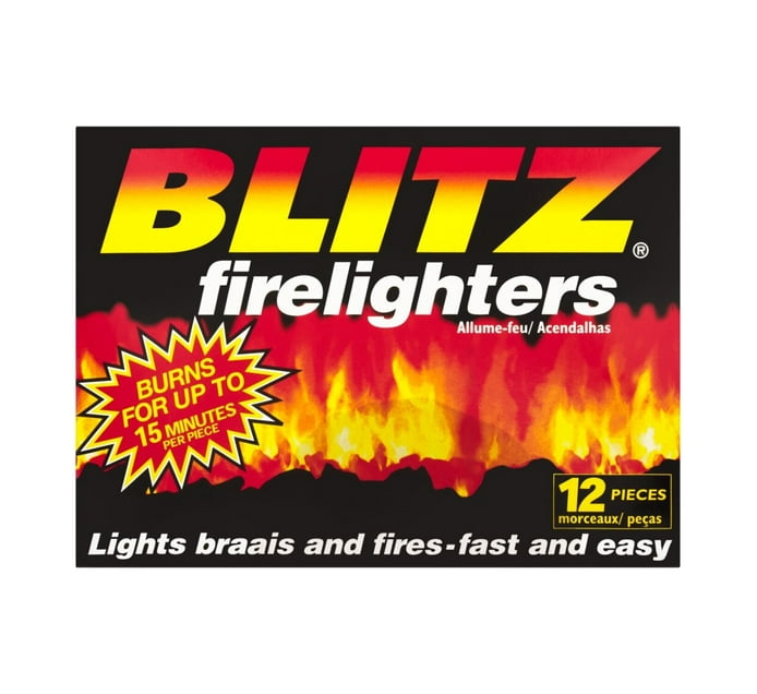 Buy Blitz Firelighters 12 Pack 12 Pieces in Bulk | Makro Business