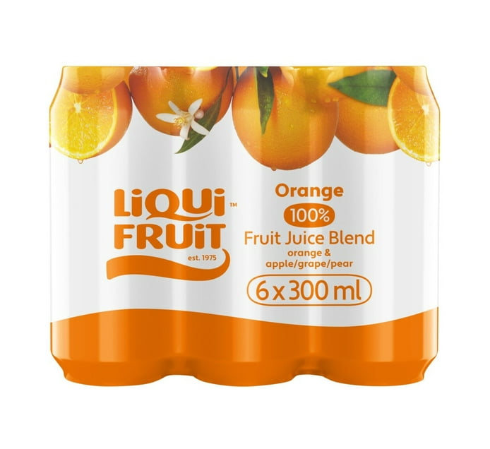 Buy Liqui Fruit Orange 100% Fruit Juice Blend 6 x 300ml in Bulk | Makro ...