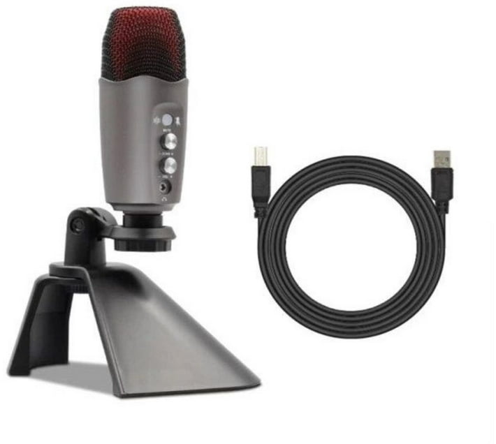 Live Sound Card Studio Microphone Q-MIC995 Electronic Live Streaming ...