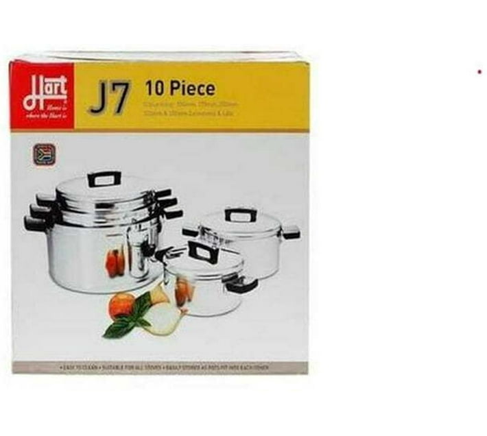 Generic CS-7867 Non-Stick Coated Stainless Steel Cookware Set | Makro