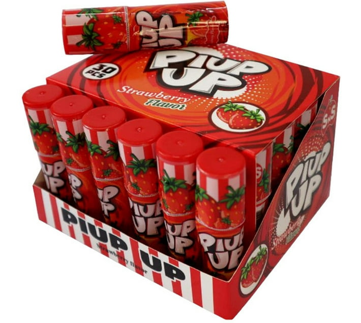 Piup Piup Pop Candy Pack of 30 Sweets - Strawberry Box (30 x 1 kg) | Makro