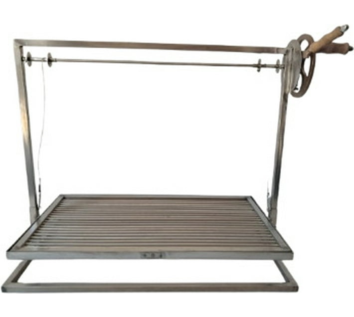 chimbro Stainless steel roll-up 650mm x 430mm x 700mm Charcoal Grill ...