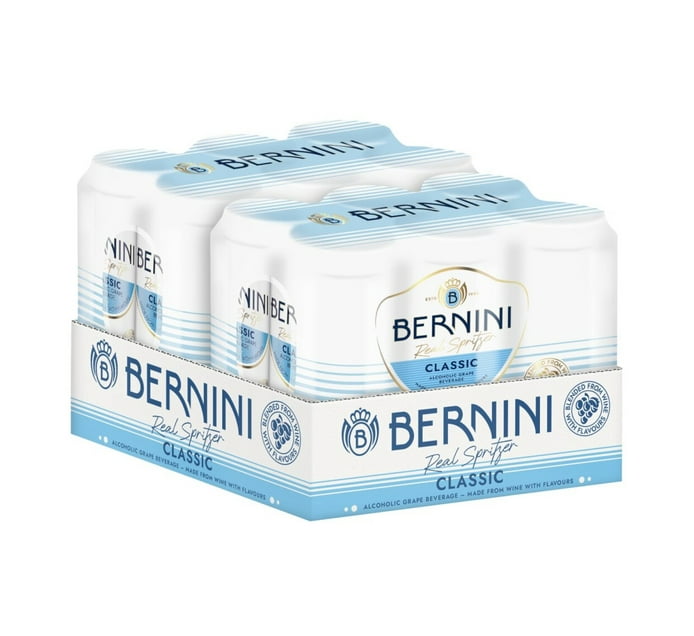 Buy Bernini Classic Alcoholic Grape Beverage 12 x 500ml in Bulk | Makro ...