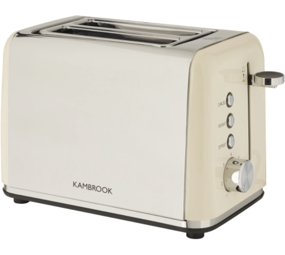 Kambrook Cream/2-Slice 900 W Electric Auto Pop Toaster | Makro