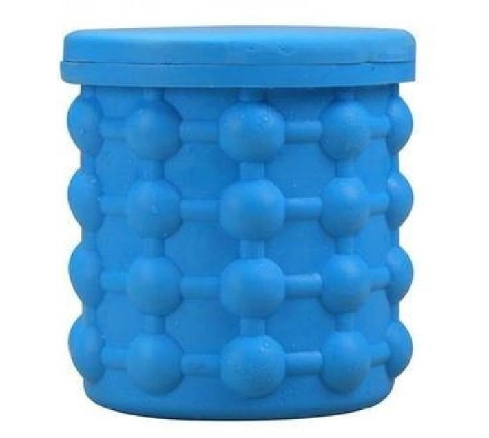 Buy Ice Cube Silicone Bucket Ice Maker For Home Utitlity (Blue) in Bulk ...