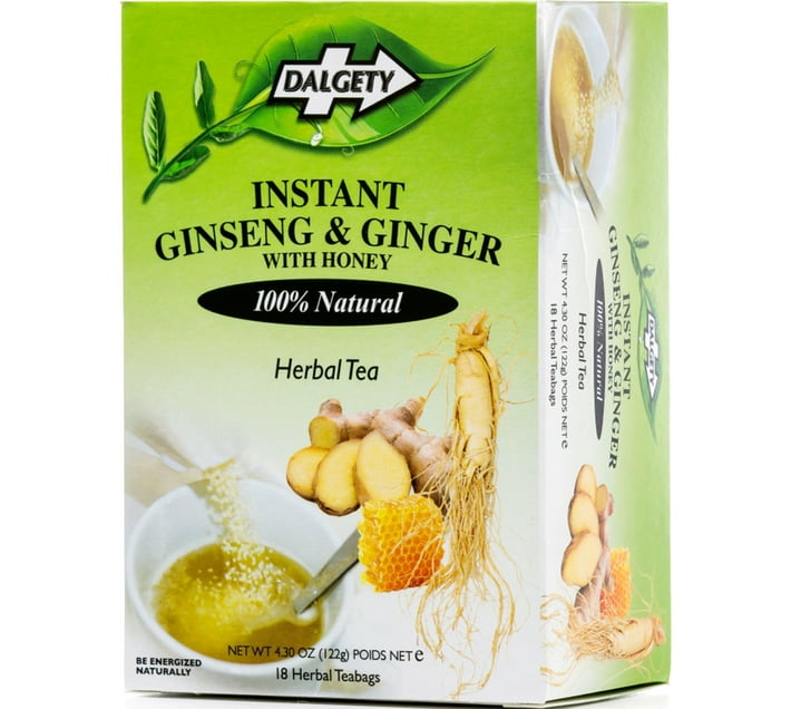 Dalgety Teas Instant Ginseng & Ginger Herbal Tea Herbal Infusion Tea ...