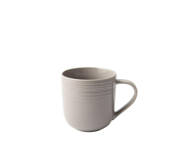 Someone’s in a Makro Embossed Lines Light Grey Coffee Mug Set of 4 Mood