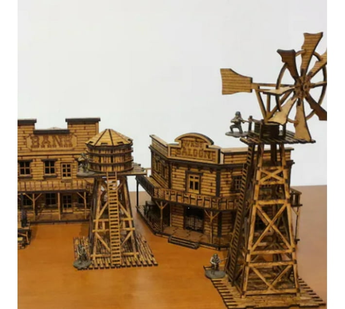 One Stop Gift Shop Wild West Windmill DIY Build It Yourself Kit Do-it ...