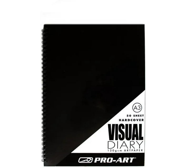 Buy Pro Art Diary Visual A3 50 sheets A3 Diary N/A (Black) in Bulk ...