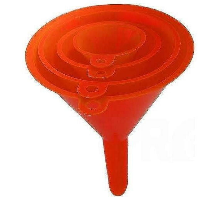 CHW Plastic Funnel Plastic Funnel (Red, Pack of 4) | Makro