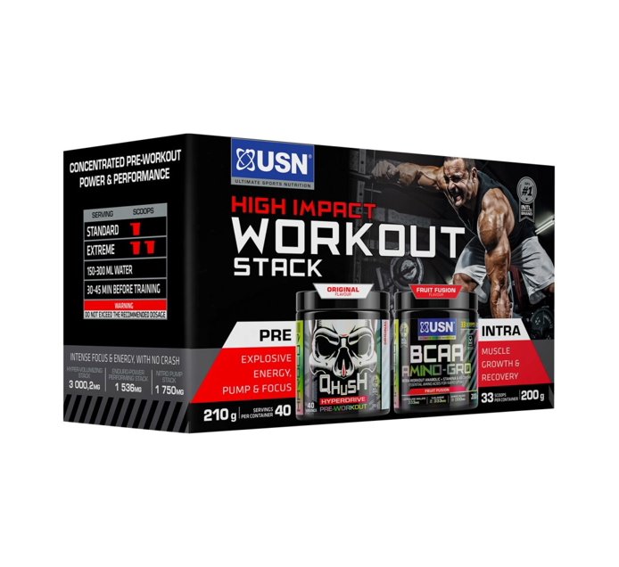 Someone’s in a Makro USN High Impact Workout Stack Mood