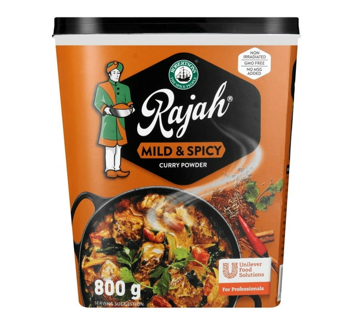 Buy Robertsons Rajah Curry Powder Mild&spicy (6 x 800g) in Bulk | Makro ...