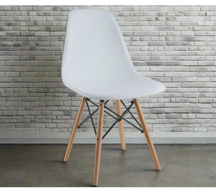 Designer Concepts Apollo -White Engineered Wood Living Room Chair ...