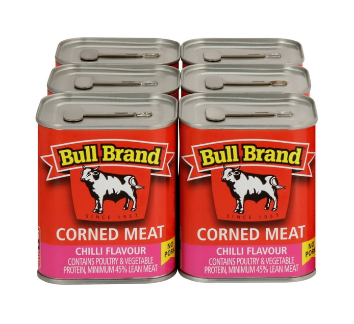 Buy Bull Brand Corned Meat Chili (6 x 300g) in Bulk | Makro Business