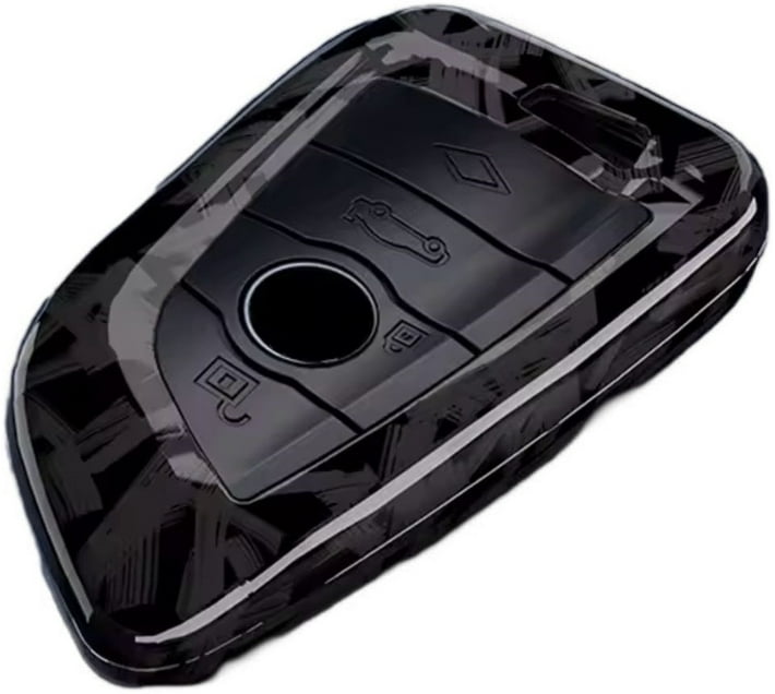 SOUKSA ABS Forged Carbon Fibre Look Car Key Case Cover For BMW G Series ...