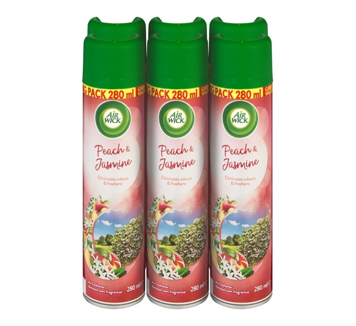Buy Airwick Air Freshner Peach/jasmine (6 x 280ml) in Bulk | Makro Business