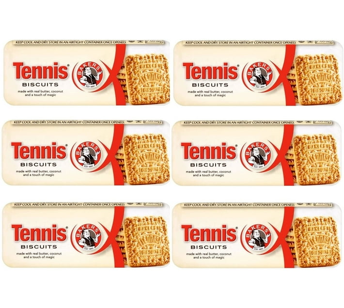 Buy Bakers Tennis Biscuits – 6 (200g Each) Plain Biscuit (200 g, Pack ...