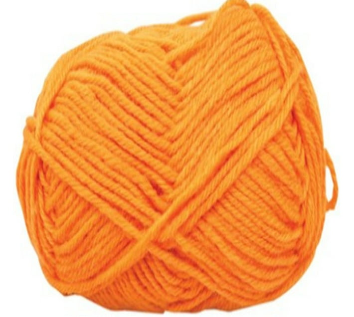 LONDZ Orange Wool Knitting Wool Art and Craft Kit (Orange) | Makro
