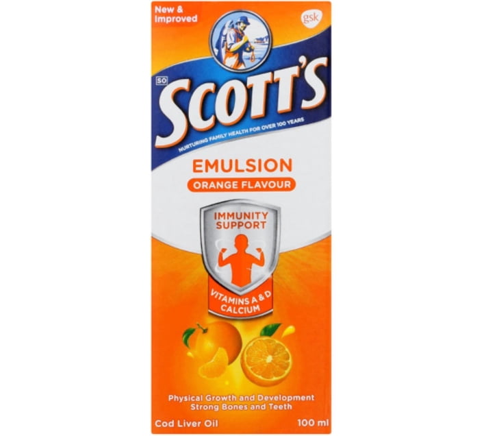 Scott's Emulsion Cod Liver Oil Orange (2 x 100 ml) | Makro