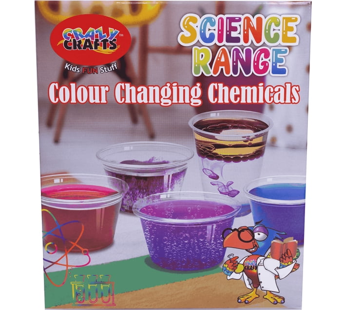 CRAZY CRAFTS Science Range - Colour Changing Chemical Kit Do-it ...