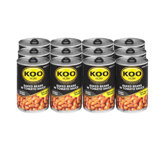 Buy Koo Baked Beans In Tomato Sauce 12 x 400g in Bulk | Makro Business