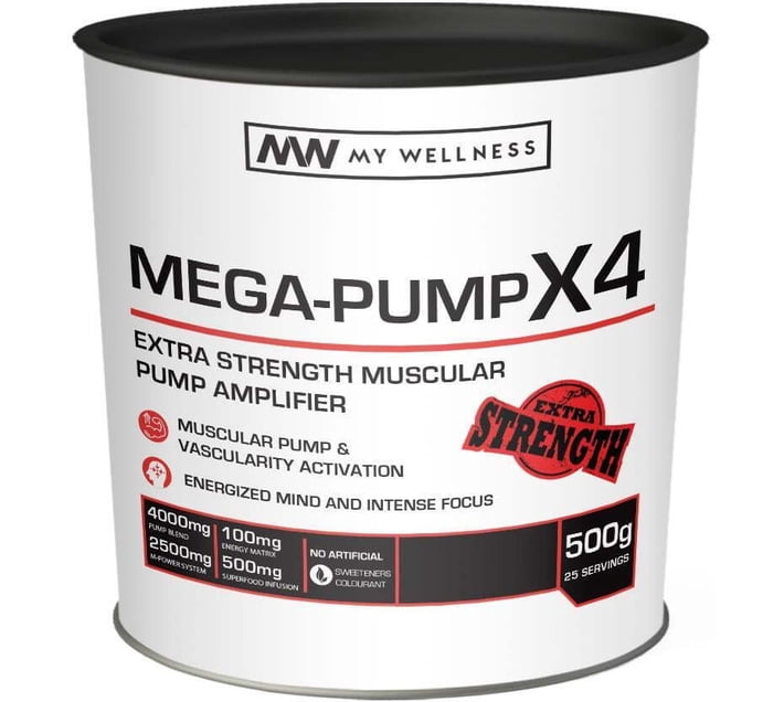 My Wellness Mega-PumpX4 Whey Protein (500 g, Apple) | Makro