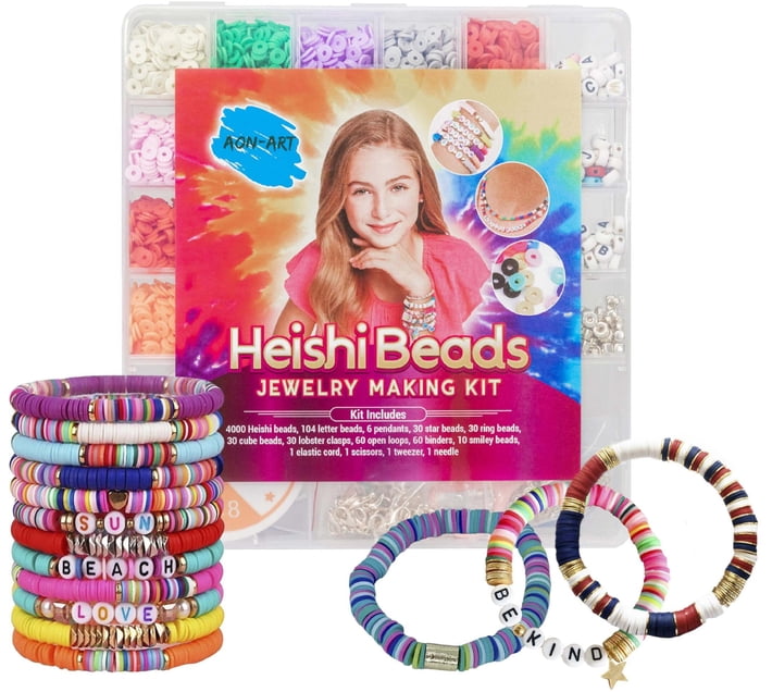 Aon-Art Heishi Beads Set & Accessories Beads Art and Craft Kit ...