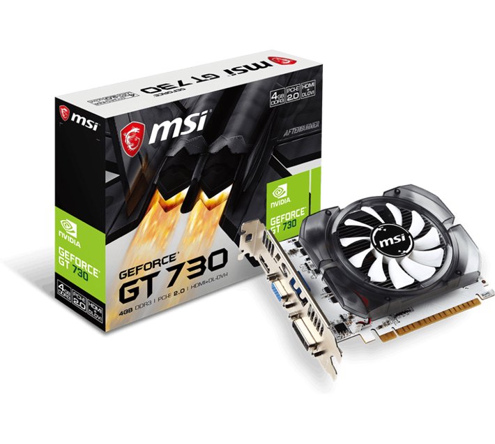MSI NVIDIA N730-4GD3V2 DDR3 Graphics Card (4 GB) | Makro