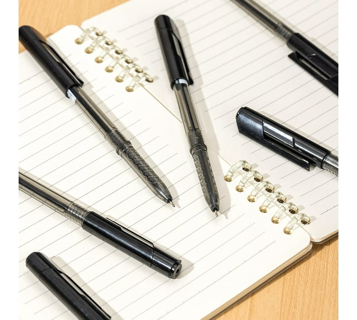 Buy Deli Stationery Ball point pen Ball Pen (Pack of 50, Black) in Bulk ...