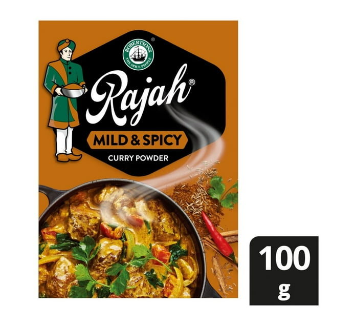 Buy Robertsons Rajah Mild & Spicy Curry Powder 100g in Bulk | Makro ...
