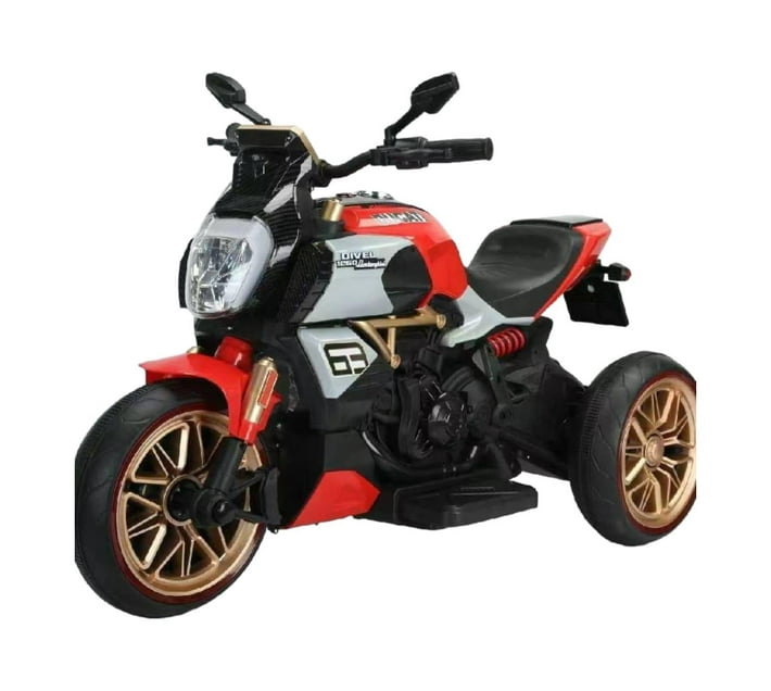 Someone’s in a Makro SMTE Ride on bike ECS - 1 - Red Mood