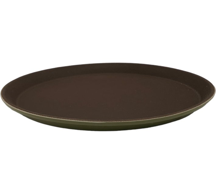 Crockery Centre Tray 28Cm Non-Slip Brown 038 Tray | Makro