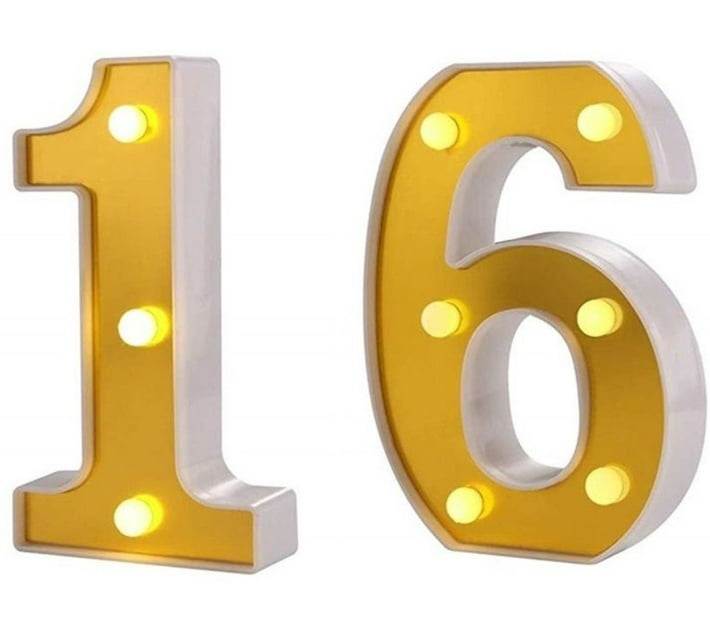 Embellished NUMGLD16 LED Decorative Light | Makro