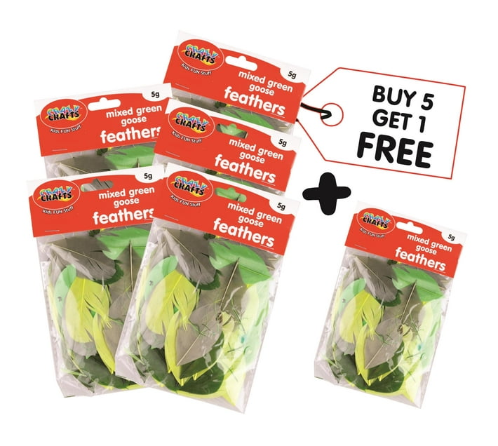Someone’s in a Makro Goose Feathers - Mixed Green 5g (Buy 5 get 1 free ...