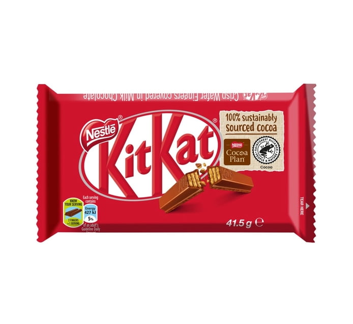 Buy Nestle Kit Kat 4 Finger Milk (41.5g) in Bulk | Makro Business
