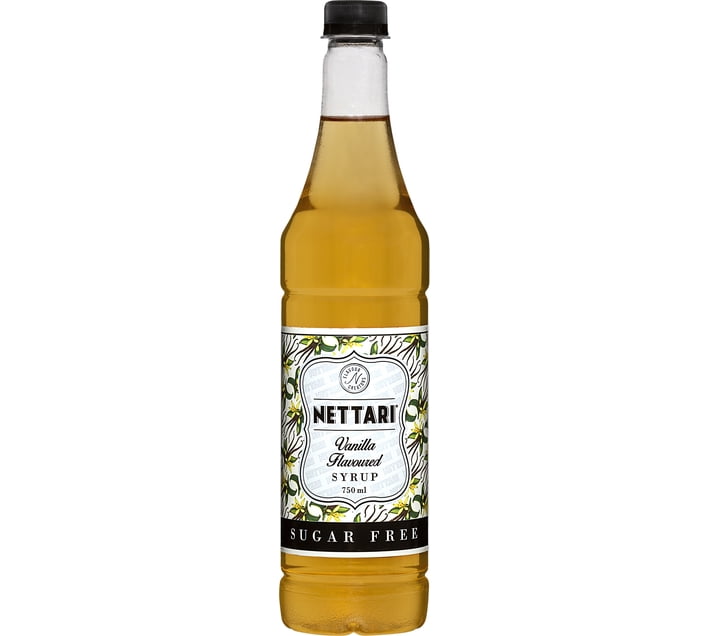Buy Nettari Vanilla Sugar Free Flavoured Syrup (750 ml) in Bulk | Makro ...