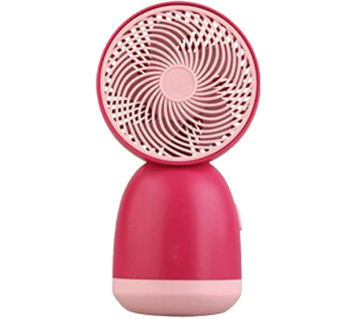 HiGeneralStore Handheld Mini Rechargeable Fan (Pink) | Makro
