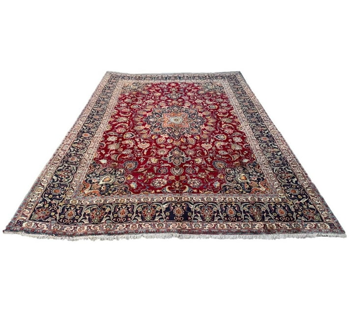 Generic Red blue Wool Area Rug (290 cm, X 396 cm, Rectangle) | Makro