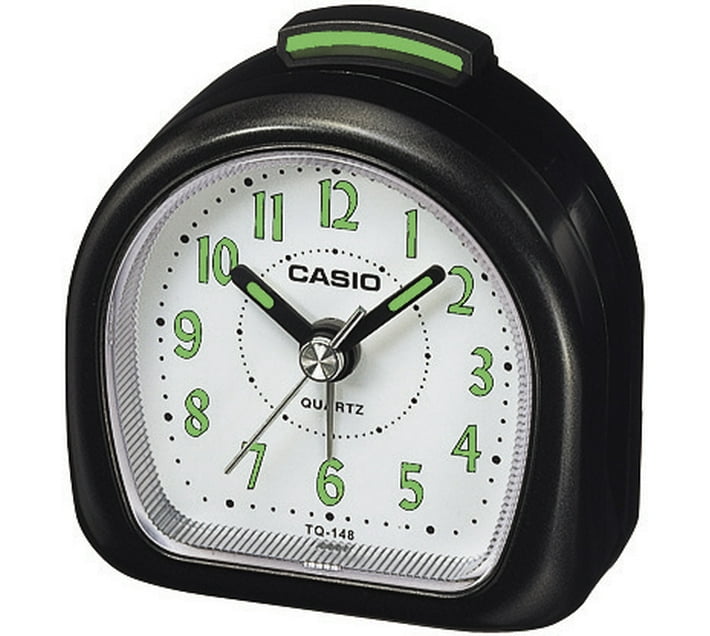 Casio table clocks Metal Analog Table Clock (Black) | Makro