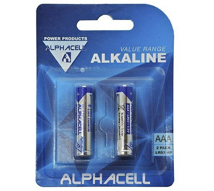 Alphacell Alkaline Value AAA LR3 2pc Alkaline Battery Battery () | Makro
