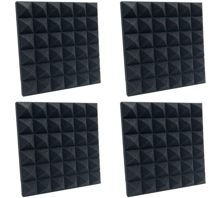 The Good Sport Home Studio Ultra Soundproofing Pyramid Foam Panels Set ...