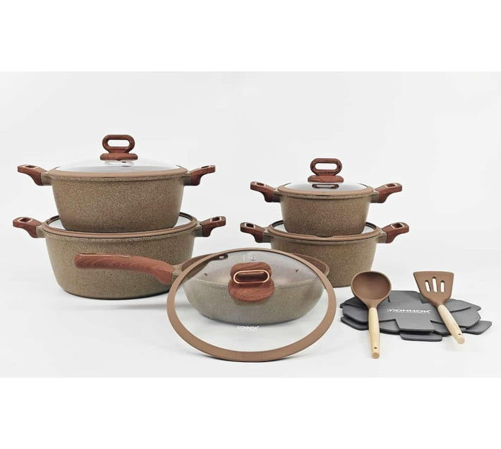 donnor 1 Non-Stick Coated Cast Iron Cookware Set (1 - Piece) | Makro