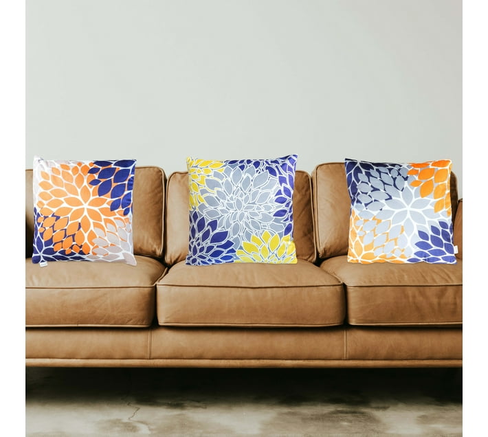 Creative Deco Cotton Abstract Cushion Pack of 3 (Multicolour) | Makro
