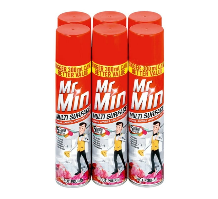 Buy Mr Min Multi-surface Polish Pot Pourri (6 x 300ml) in Bulk | Makro ...