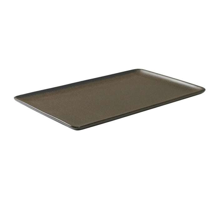 Someone’s in a Makro RAW METALLIC BROWN Rect Plate 31.5x20cm Mood